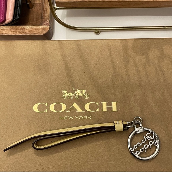 Coach | Bags | Vintage Coach Poppy Patent Tassel Pull Charm Key Fob ...
